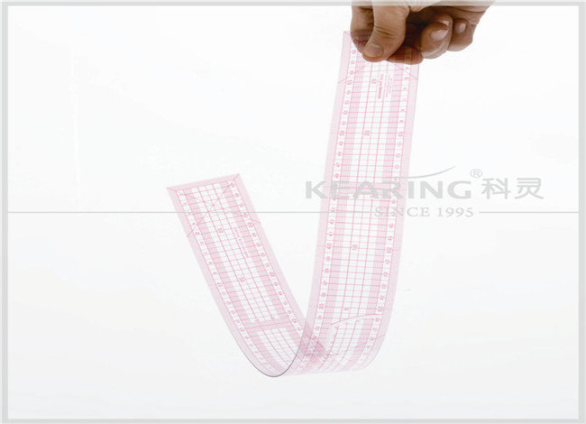Kearing pattern making ruler flexible plastic 60cm for fashion design# 8005