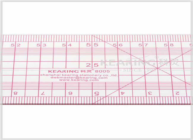 Durable Plastic Pattern Making Ruler 60 CM Metric Fashion Design Grading Rulers for Sewn