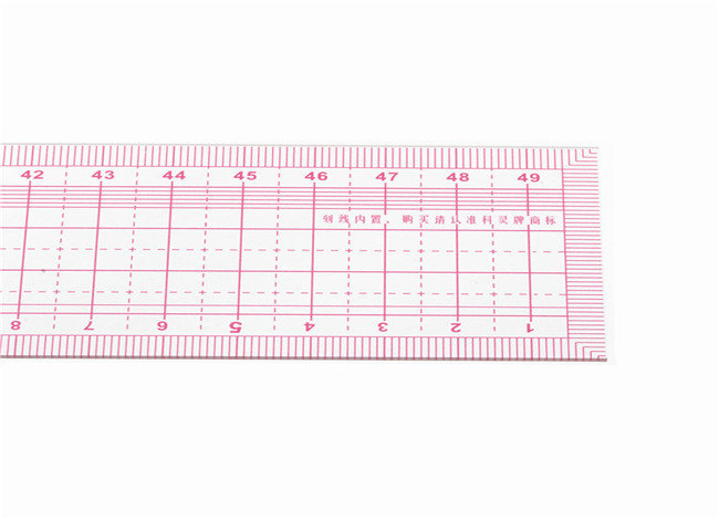 Kearing Durable Plastic 50 CM Pattern Grading Ruler Fashion Design Grading Rulers For Sewn