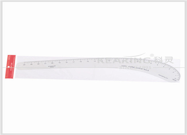 Silver Grey Broadsword shape French Curve Ruler 6224A for Lapel / Elbow