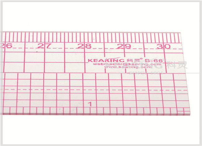 40 cm & 16'' Flexible Plastic Pattern Making Ruler Multi Use for Fashion Design # B67