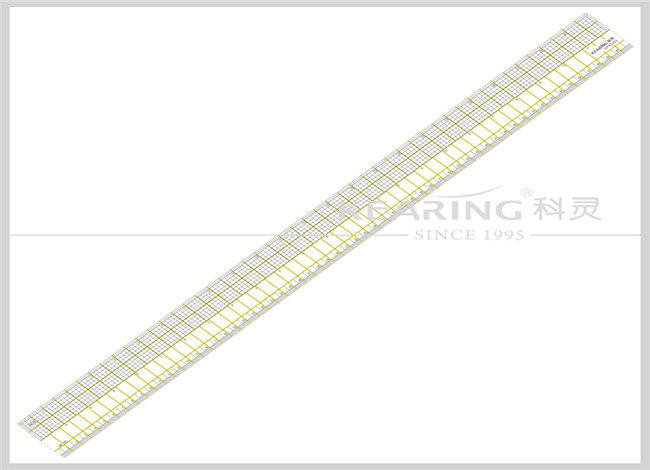 Luxury rigid acrylic material Patchwork Quilting Rulers kearing brand with laser cut # KPR2402