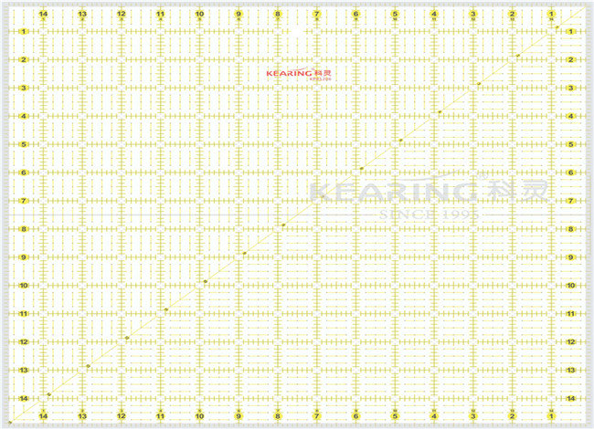 15''x15'' square Quilting Rulers kearing brand KPR1515 OEM Logo