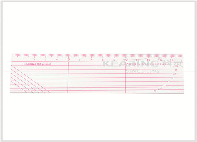 Kearing Patchwork Quilting Rulers Flexible Plastic Fashion Design Ruler 5 x 15 cm W5150