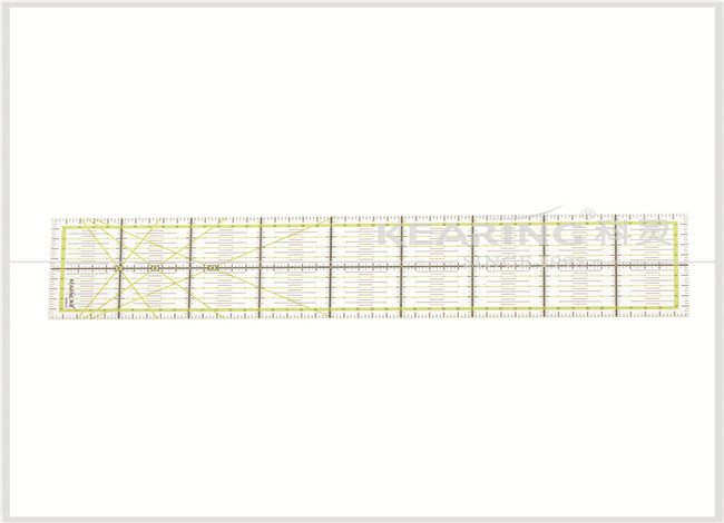 Metric Patchwork Rulers 45 x 10 cm Rigid Plastic Sew Design Quilt Template KPR4510