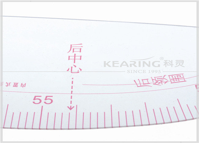 Kearing brand flexible 1.2mm thickness metric vary form curve ruler for pattern making# 6402