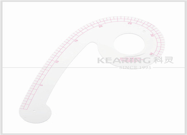 Kearing Metric Vary Form Curve Ruler 35cm Garment design with Sandwich Line Scales