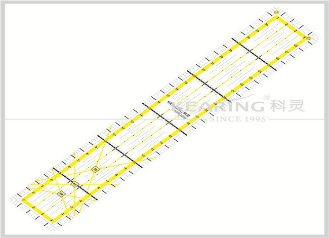Rectangle Patchwork Quilting Rulers 30 x 5 cm Metric Sew Design KPR3005