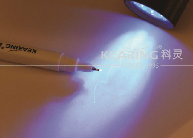 0.5mm metal tip Invisible UV Marker for secret marking visible under UV light UV05