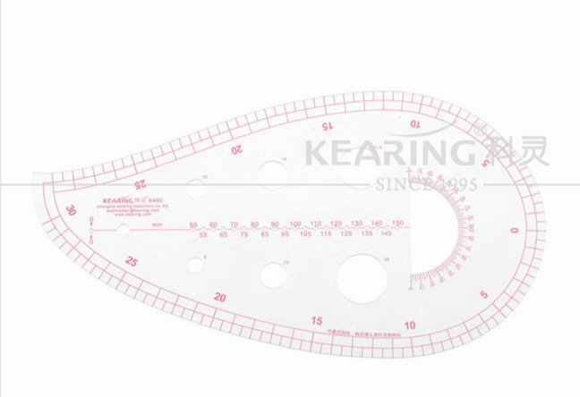 Plastic Pattern Making Vary Form Curve Ruler 60 cm Metric Garment Design Template # 6460