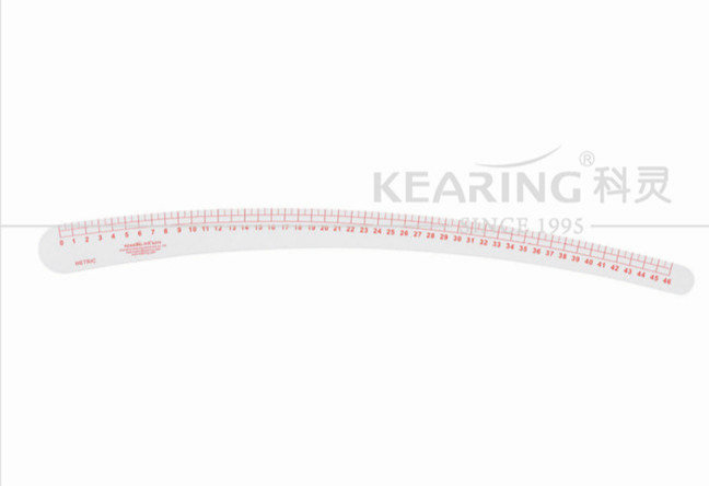 Kearing Plastic 46cm Vary Form Curve Ruler ( Sandwich Line ) for Fashion Design # 6346