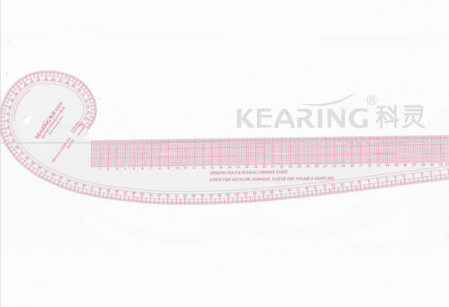 Kearing Multi - use Plastic Vary Form Curve Ruler Metric French Curve # 6505