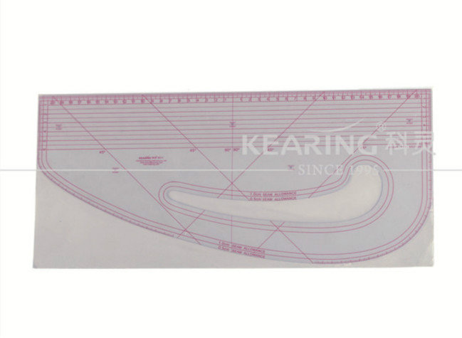 Kearing Patchwork Quilting Ruler 3mm thick Pattern Curve Template PM6511