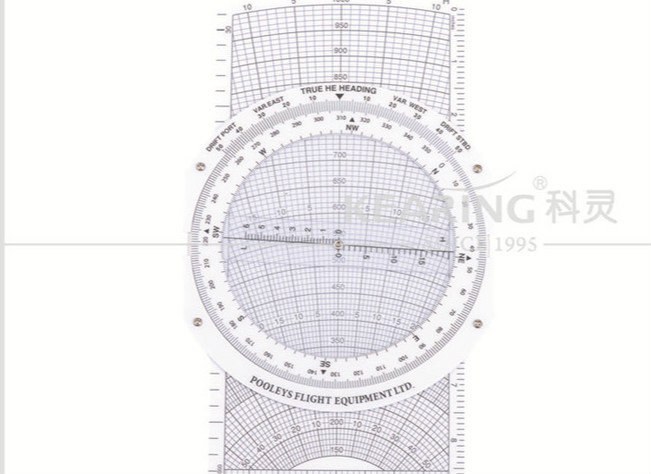 Slide flight computer Aviation Slide Rule with nautical and statute scales