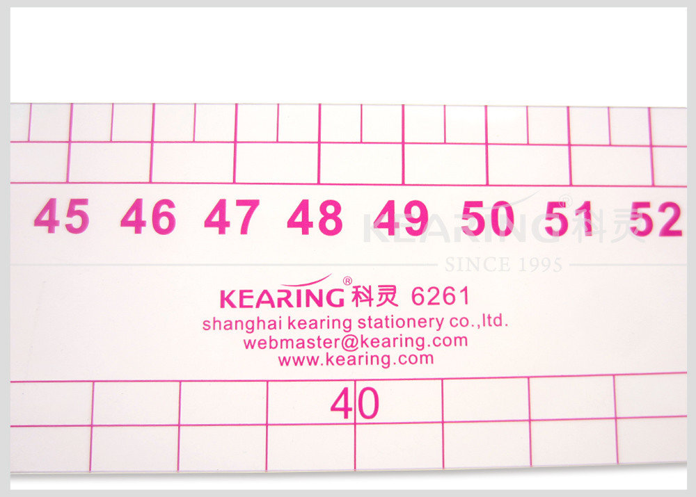 Kearing Plastic 61CM Vary Form Curve Ruler , Flexible french curve ruler pattern making