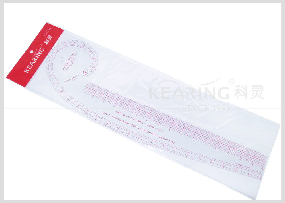 Plastic  30'' / 16'' Imperial French Curve Ruler Pattern Making With Grading Rule