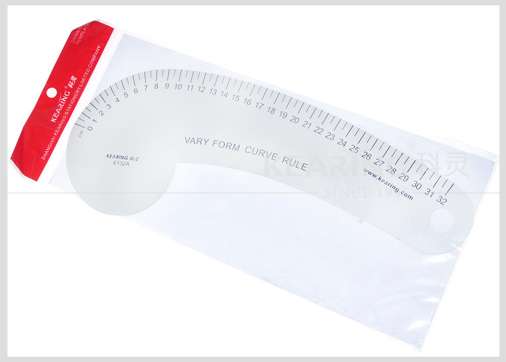 Kearing Aluminum Durable Vary Form Garment Ruler 32 cm Fashion Design Curves