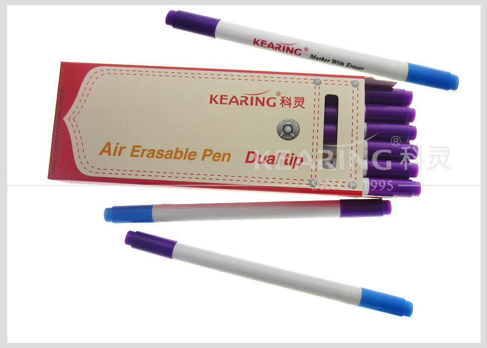 2 IN 1 Dual Tip Magic Erasable Markers , Blue Auto Vanishing Water Erasable Pen
