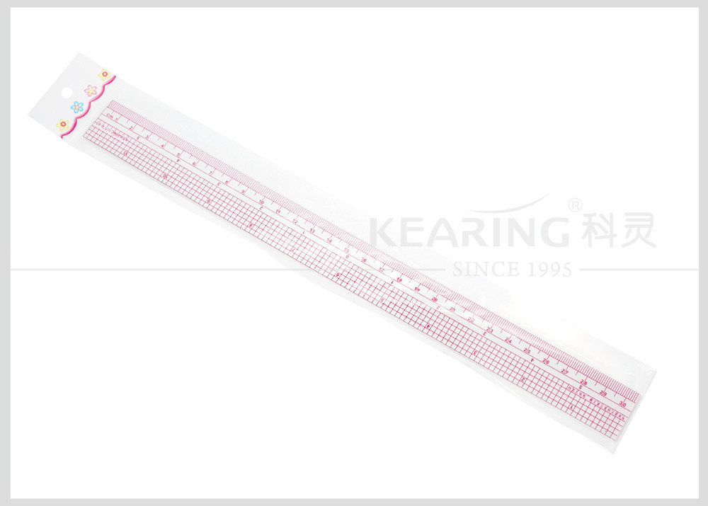 Kearing12 inch pattern making ruler flexible plastic grading rulers for fashion design B-65