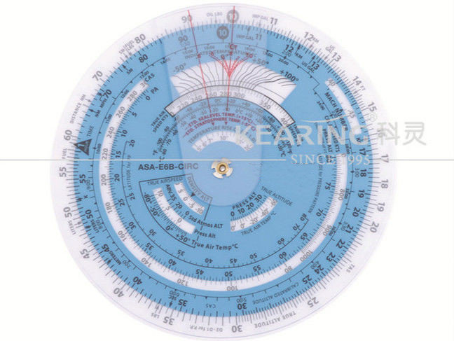E6B Plotter Plastic Circular Flight Planning Computer for Performing Flight Calculation