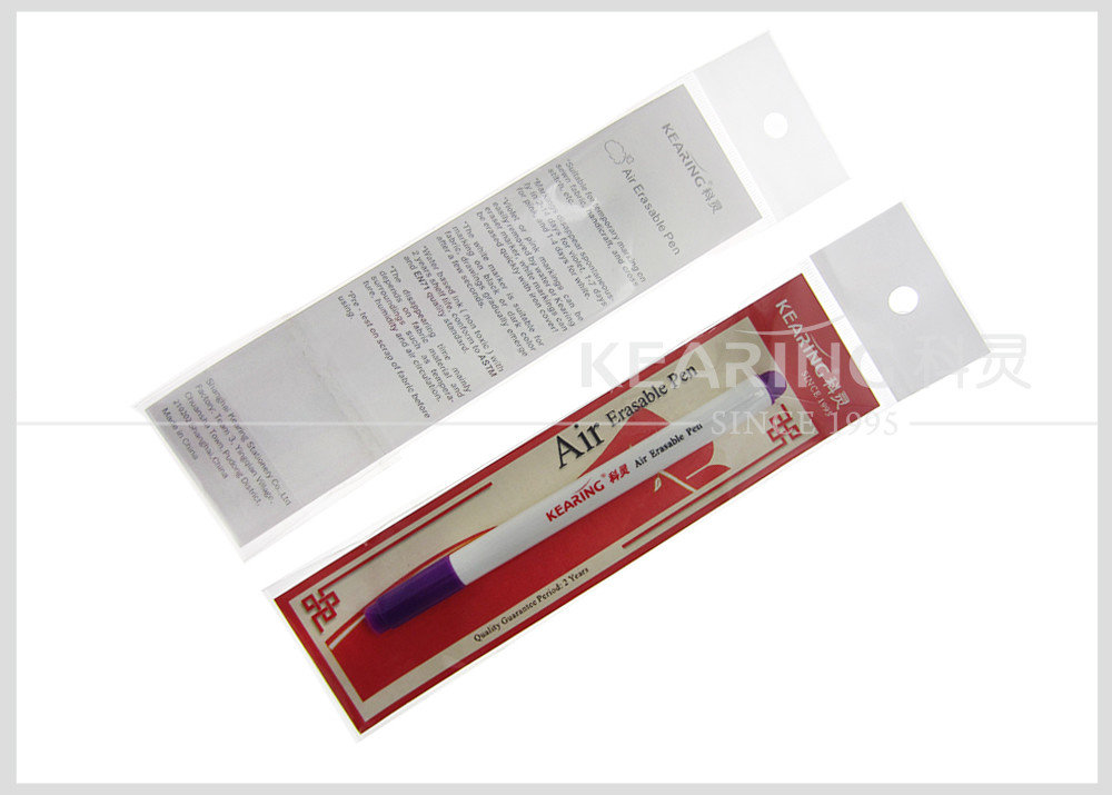 Auto vanishing air Erasable Markers 0.5mm fine nib purple color Kearing fabric marker