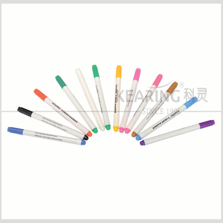 Permanent T-Shirt Fabric Paint Pen Of 6 Color 1.0 Mm Tip Eco-Friendly And Non-Toxic # FM106