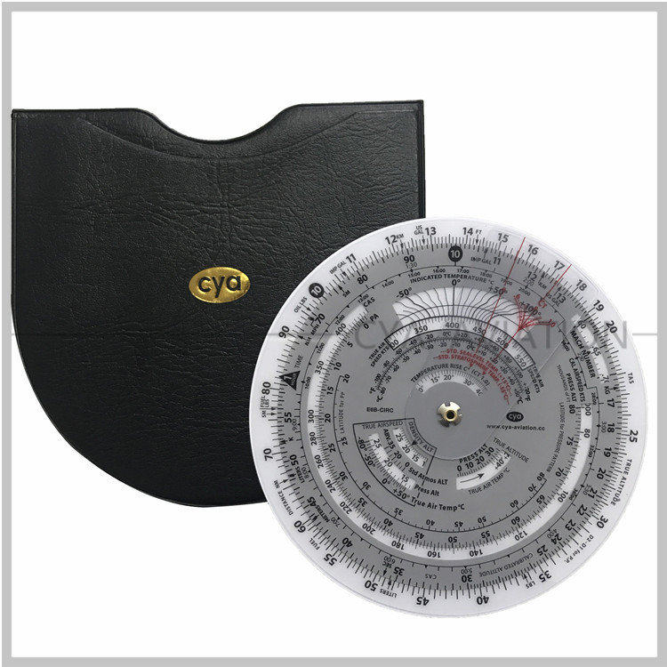 CYA Brand Round Shape Circular Flight Computer E6B Flight Computer Calculator E6B-Circ