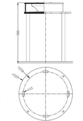 Easy to install Corrosion proof lampshade FAA ICAO Solar aviation obstruction Lights For Towers Chimney Building