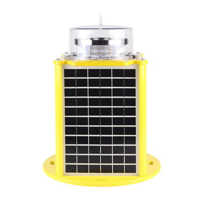 Easy to install Corrosion proof lampshade FAA ICAO Solar aviation obstruction Lights For Towers Chimney Building
