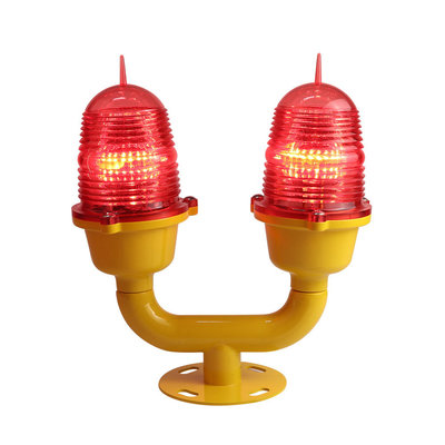 Perfect to use AC220V corrosion resistance dual type B FAA L810 aviation warning tower lights for windfarm Chimney