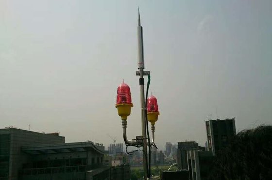 Perfect to use AC220V corrosion resistance dual type B FAA L810 aviation warning tower lights for windfarm Chimney