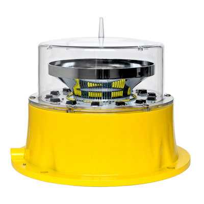 Hot sale relect structure PC lampshade Type A white flash mediun intensity aviation signal lamp for c