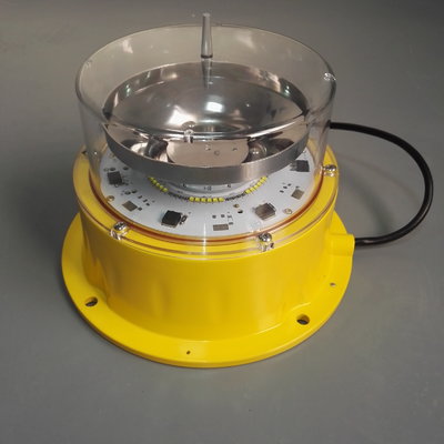 Hot sale relect structure PC lampshade Type A white flash mediun intensity aviation signal lamp for c