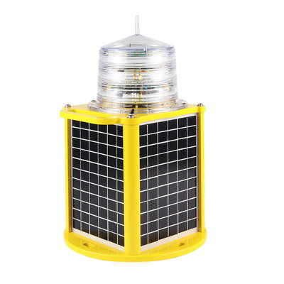Durable in use 2000cd corrosion proof solar medium intensity type B LED aviation obstruction light
