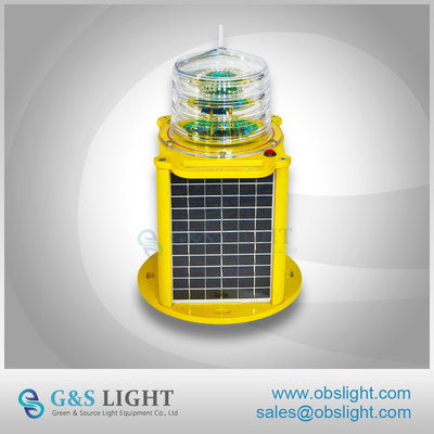 Latest Proformance Anti UV shell FAA type b Medium Intensity Solar Obstruction signal Lights For Towers Chimney Building
