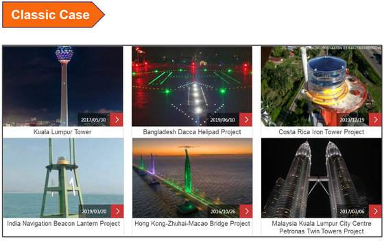 Super waterproof low cost DC12V Low intensity Type B Aivation obstruction Lights for Towers Building crane Chimney