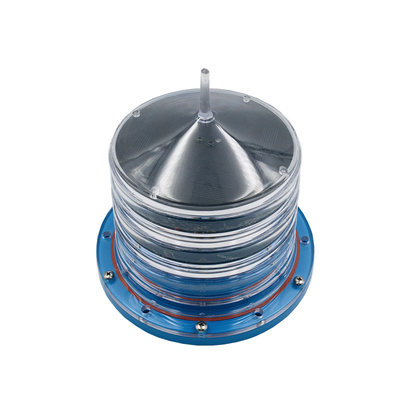 Excellent quality with bird spike IALA standard blue Led solar marine lantern  for marine channel