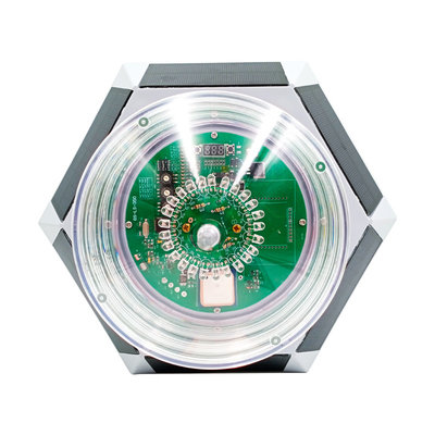 Latest model self contained IALA 350 light flash code solar marine buoy light for offshore windfarm n