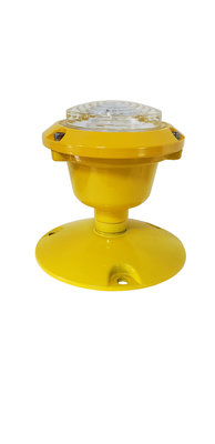 2020 Latest design Anti UV Tempered glass lampshade helicopter landing zone border lamp