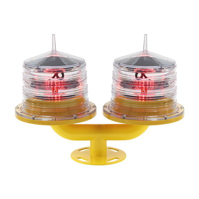 Easy and simple to handle corrosion resistance 32cd solar powered low intensity obstructionlights for chimney towers