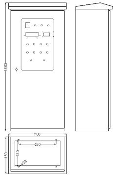 High efficiency with CPU core control board Helipad VHF wireless remote controller cabinet for heliport airport