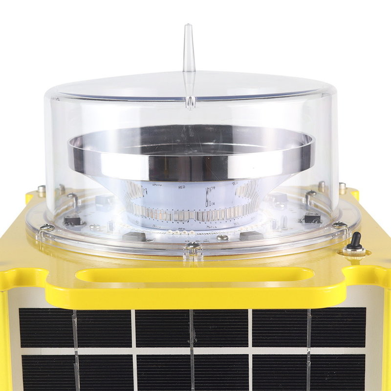 Latest technology long service life high intensity type B Solar aviation warning Lights For Towers Chimney Building
