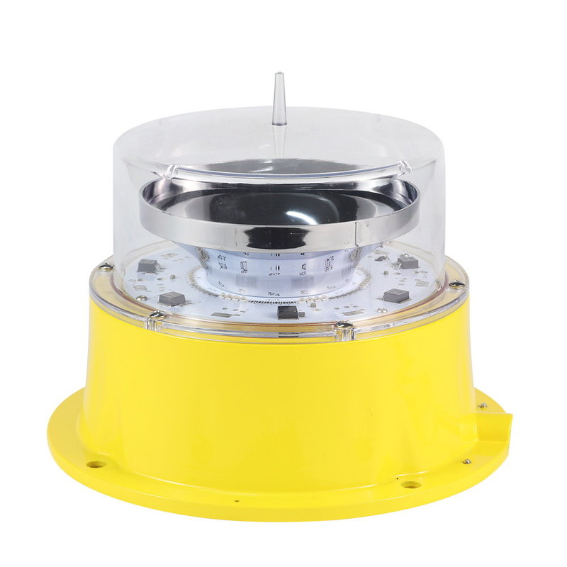 Modern design High brightness white medium intensity aviation warning obstruction light for chimney high rise building