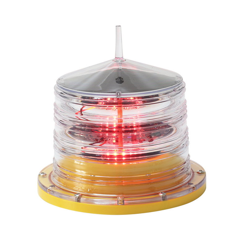 Most popular in Africa L810 2w Anti UV aviation grade material  Solar Led obstruction light for towers buildings