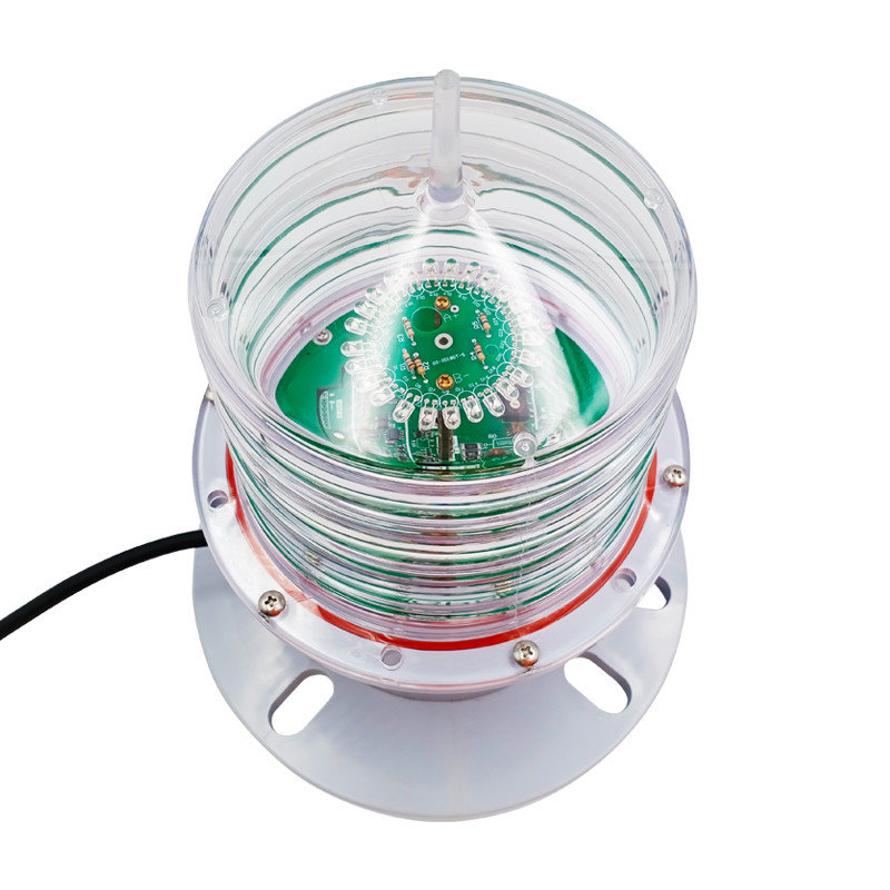 Durable Quality Amber color marine garde material Led marine beacon lantern for yacht boat ship Lighthouse Channel