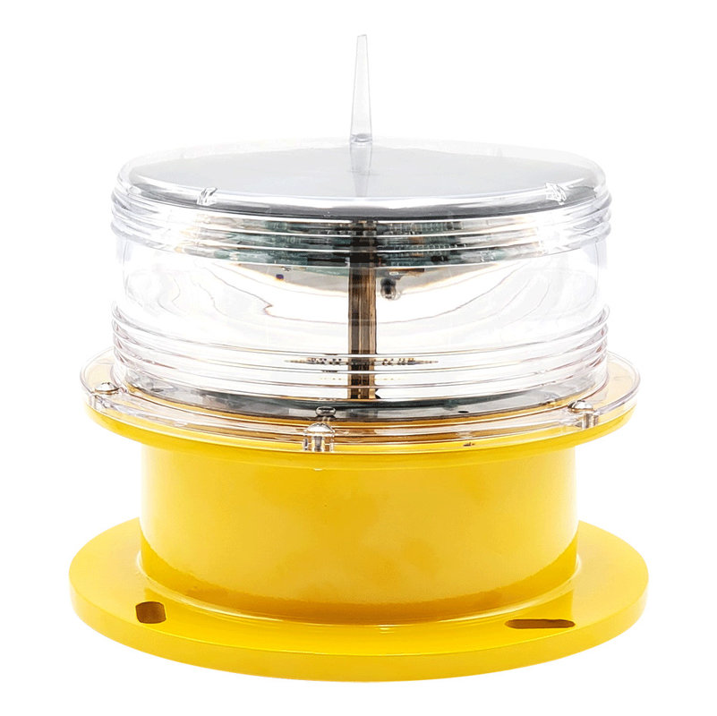 Latest design shock resistance AC 220V medium intensity aviation obstruction light for chimney high rise building