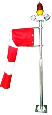 long service life super waterproof ICAO airport wind vane with flood light for airfield helipad