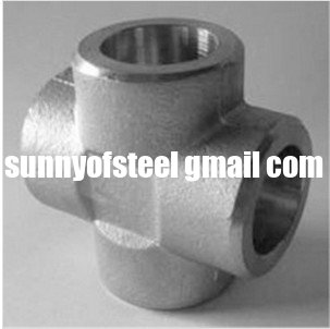 ASME SA-182 ASTM A182 F321 soket weld cross