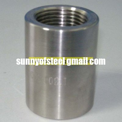 stainless ASTM A182 F347H threaded coupling