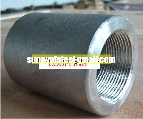 duplex stainless ASTM A182 F904l threaded coupling